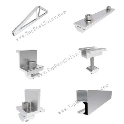 Solar ballasted racking east west strength and durable
