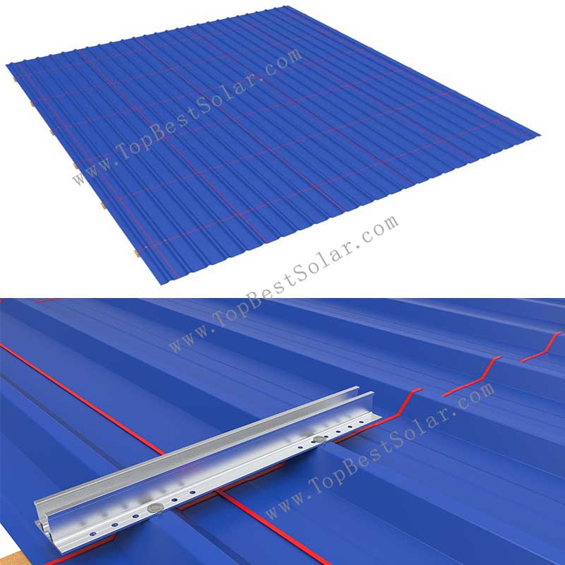 Short Rail Solar Mounting